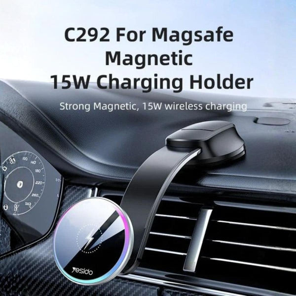 C292 360° Free Rotating LED Breathing Indicator Light Max 15W Fast Cha