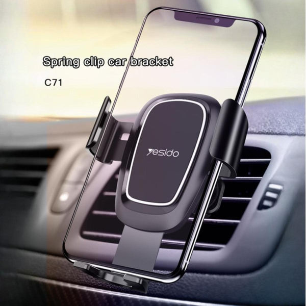 YESIDO C71 Air Vent Spring Clip Phone Holder