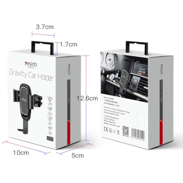 YESIDO C71 Air Vent Spring Clip Phone Holder
